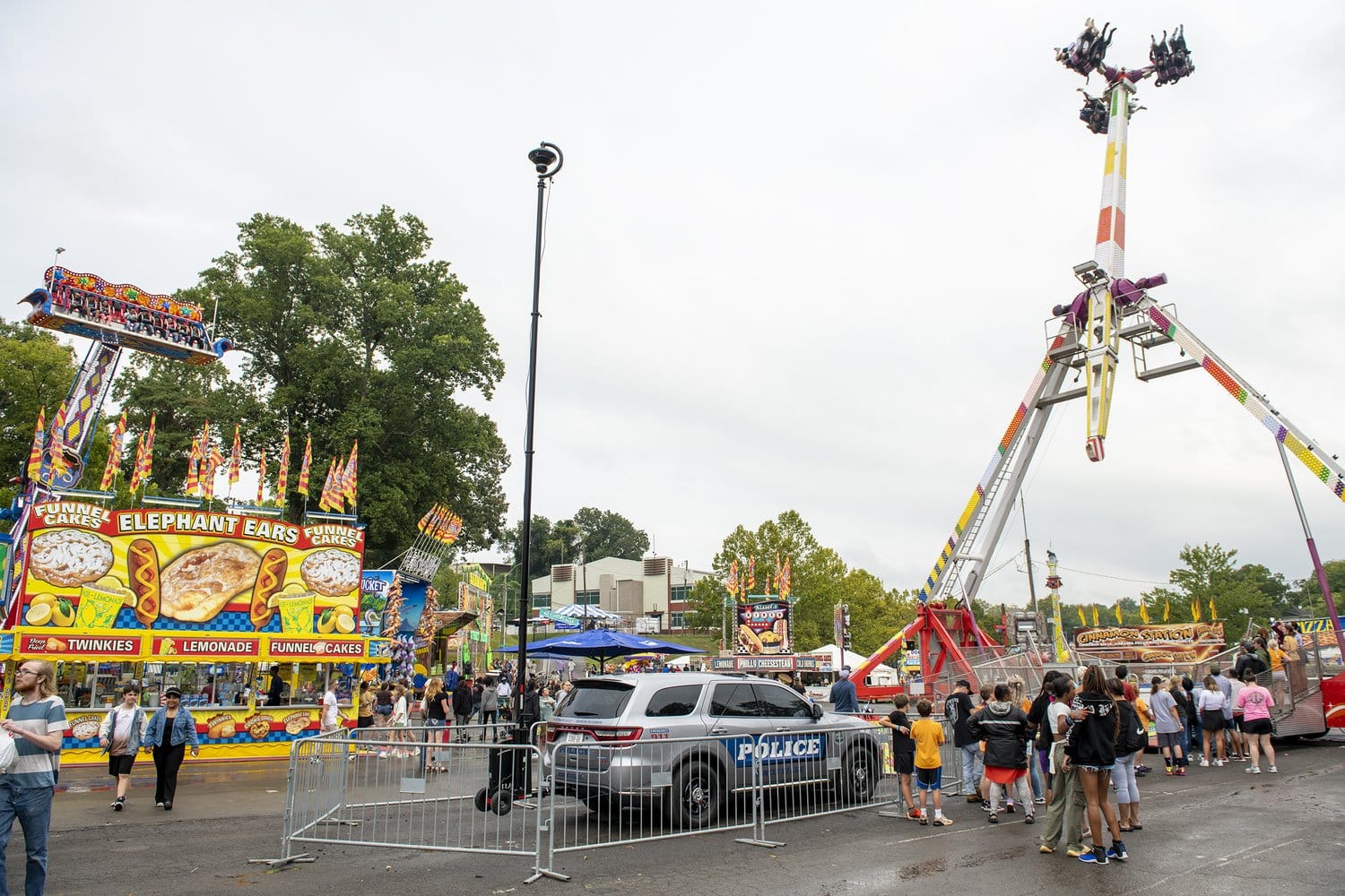 Fairground Surveillance: Real-Time Monitoring in Action