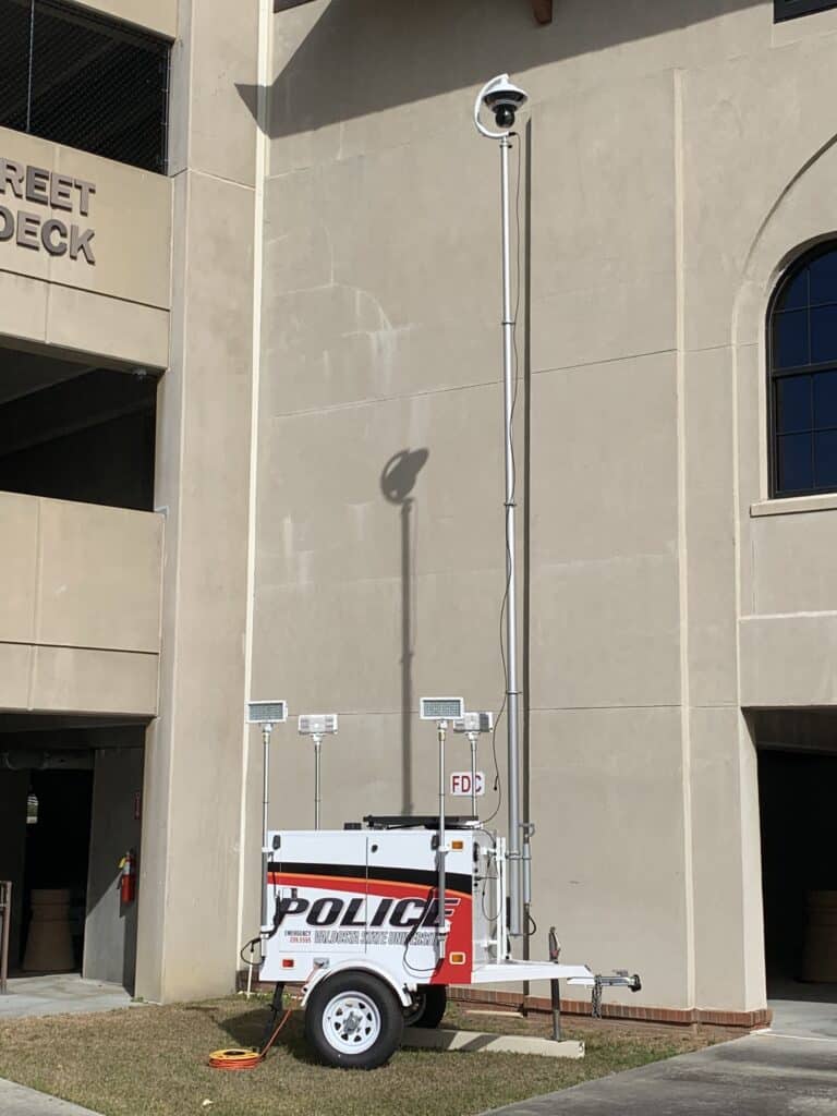 RATT Wall-Mounted Telescopic Mast for Trailers + Buildings
